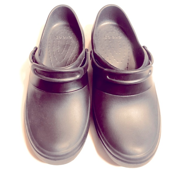 CROCS | Shoes | Crocs Mercy Work Black Clog Shoes | Poshmark